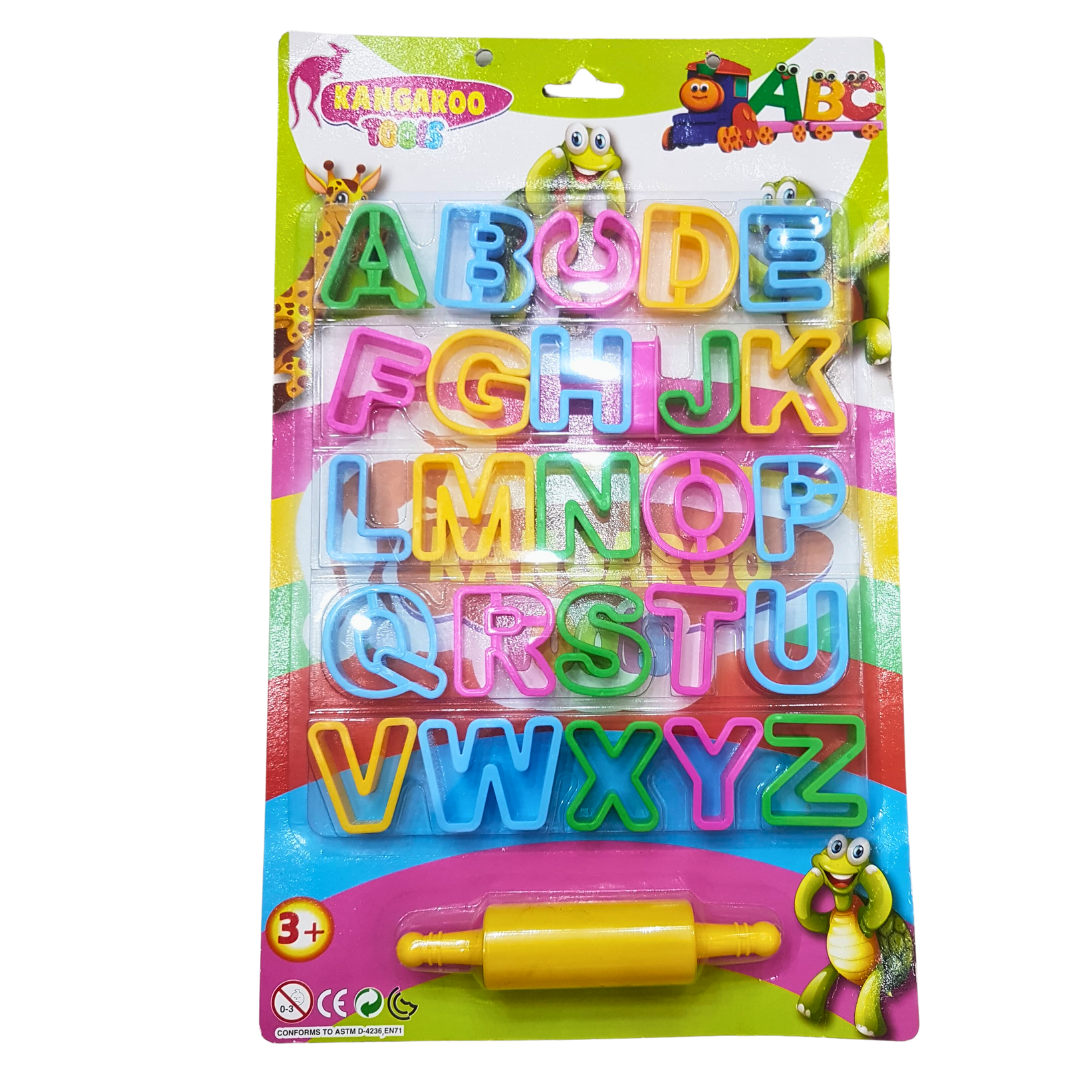 ABC Learning Clay Shapes: Educational & Fun Alphabet Molding Set for K ...