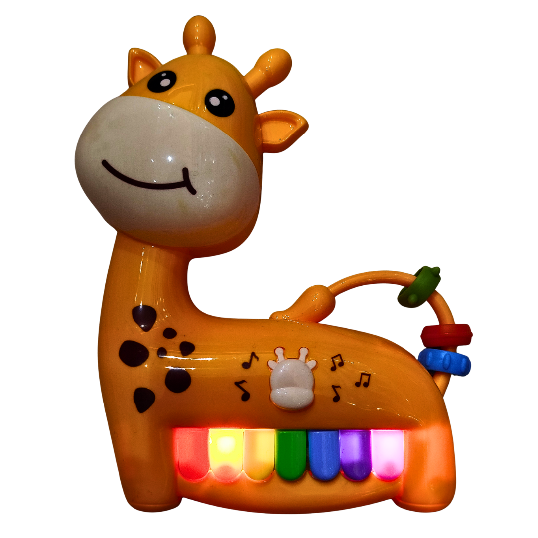 Giraffe Musical Piano Toy for Babies – Light & Sound Learning Toy | Ed ...