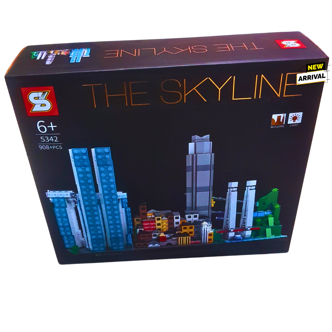 The Skyline – 908+ PCS City Landmark Building Set for Kids (6+) – One ...