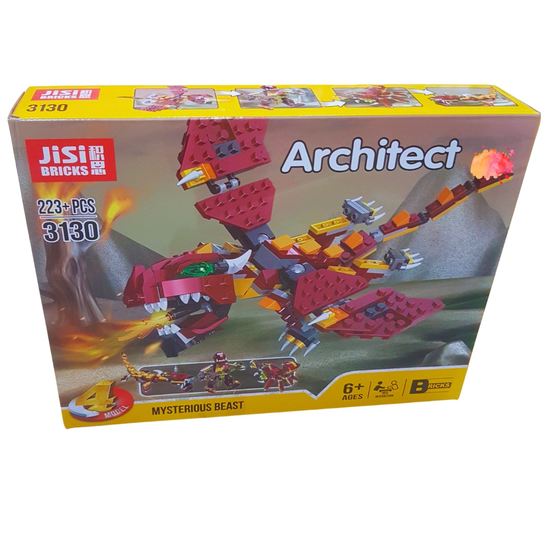 Brick Architect 4-in-1 Mysterious Beast Building Blocks Set for Kids ...